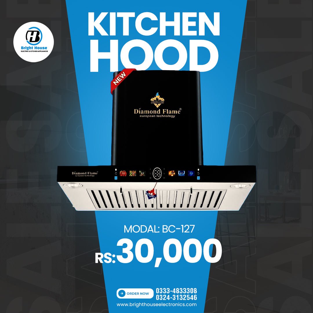 Diamond Flame Kitchen Hood BC-127 – Bright House Electronics